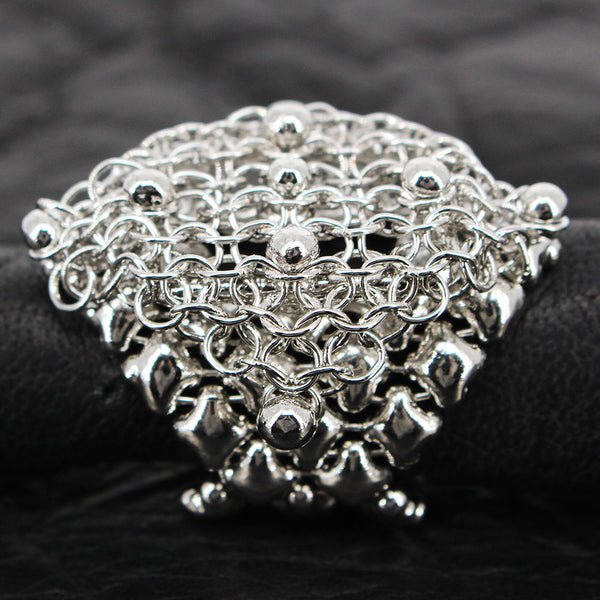 SG Liquid Metal CMRING3-N (Chrome Finish) Ring by Sergio Gutierrez